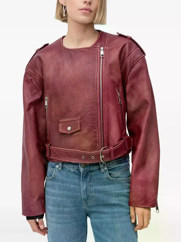 BOSS Belted Zip-up Jacket