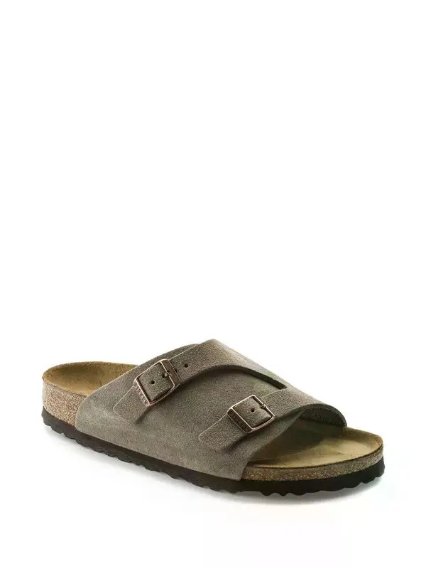 BIRKENSTOCK Zürich Buckle Strap Sandals - Grey