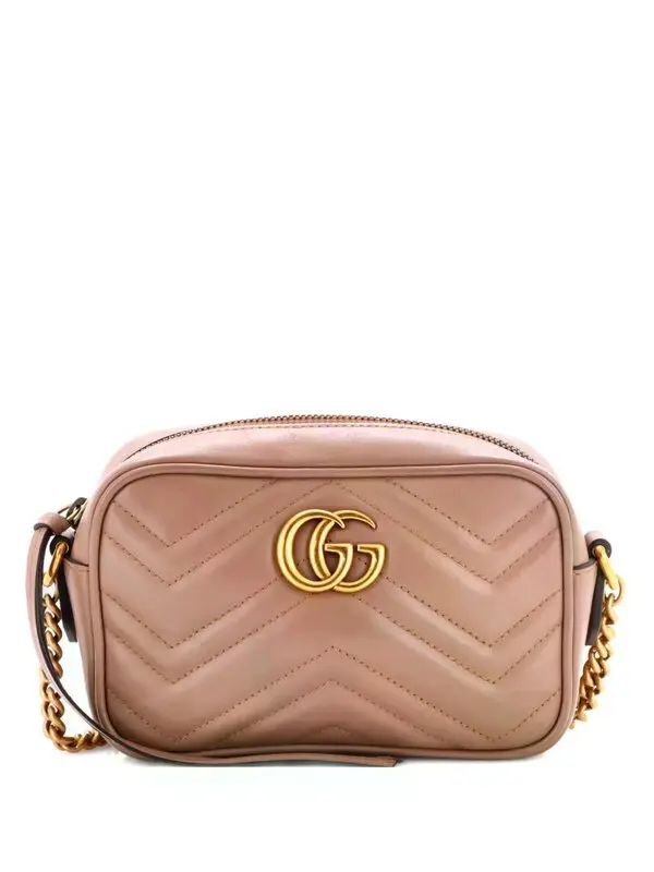 Gucci Gg Marmont Matelassé Leather Mini Crossbody Bag