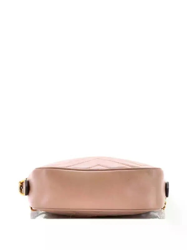 Gucci Gg Marmont Matelassé Leather Mini Crossbody Bag
