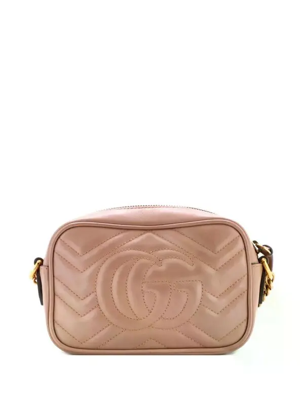 Gucci Gg Marmont Matelassé Leather Mini Crossbody Bag