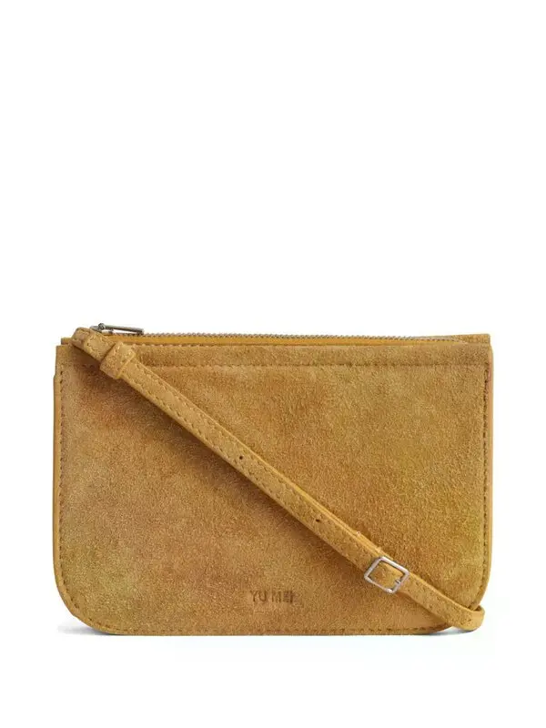 YU MEI Vi Zip-fastening Suede Mini Bag - Brown