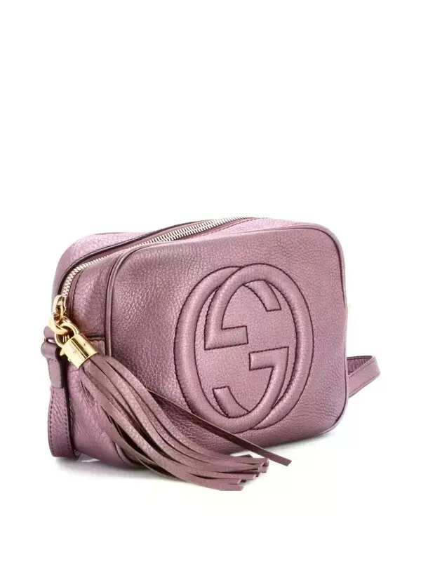 Gucci Soho Disco Leather Crossbody Bag - Purple