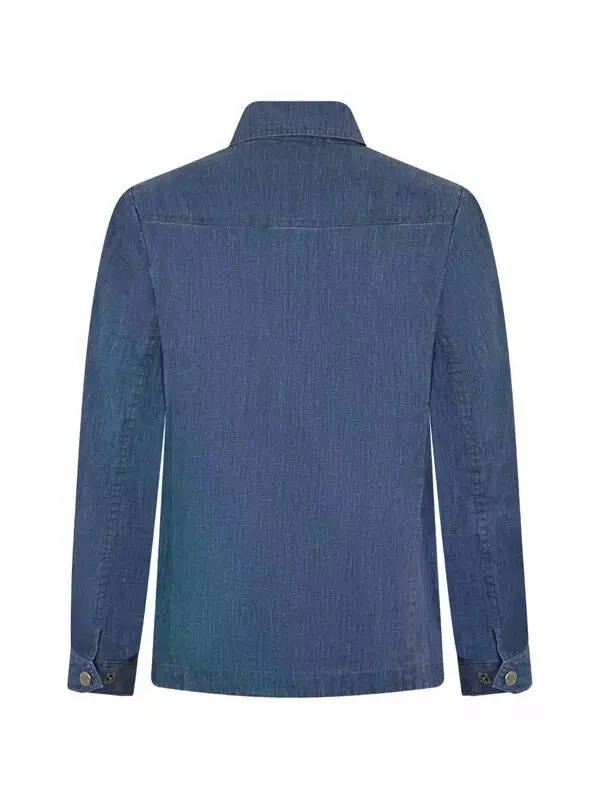 MOORER Chest Flap-pocket Shirt