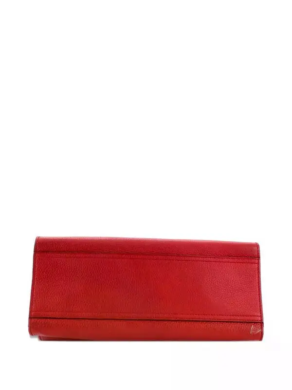 Gucci Gg Marmont Top Handle Bag Leather Small Satchel - Red