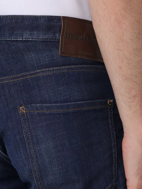 Dsquared2 Teddy Straight-fit Jeans - Navy