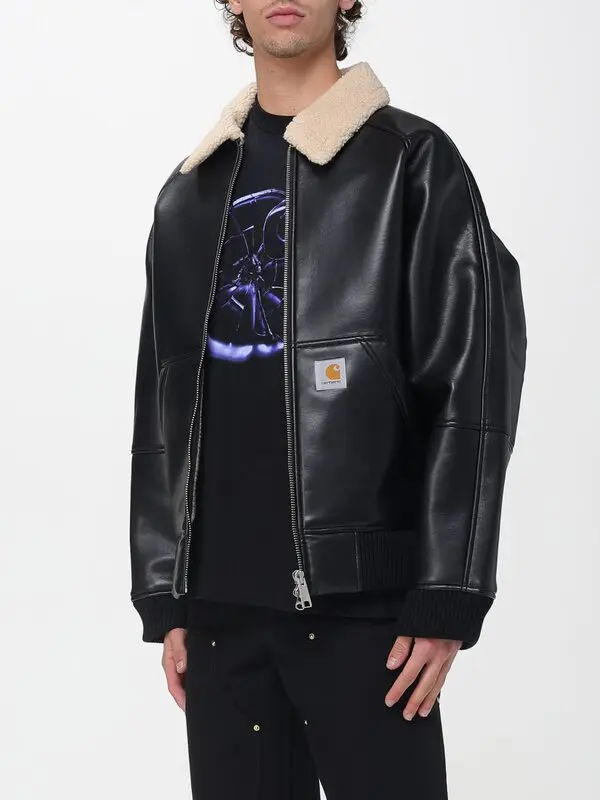 Carhartt Work In Progress Leather Jacket