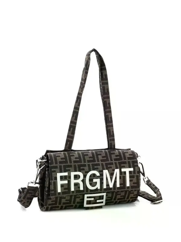 Fendi X Frgmt Foldable Baguette Bag - Brown