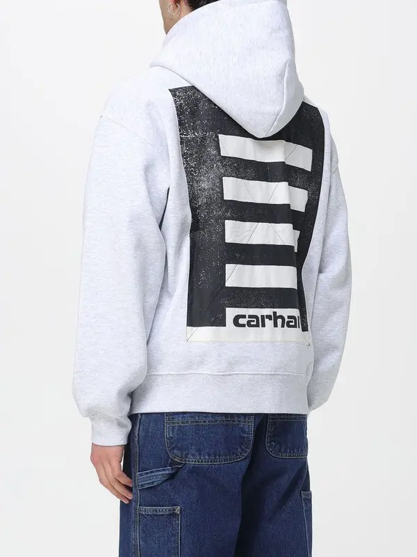 Carhartt Work In Progress Zip Up Hoodie - Grey