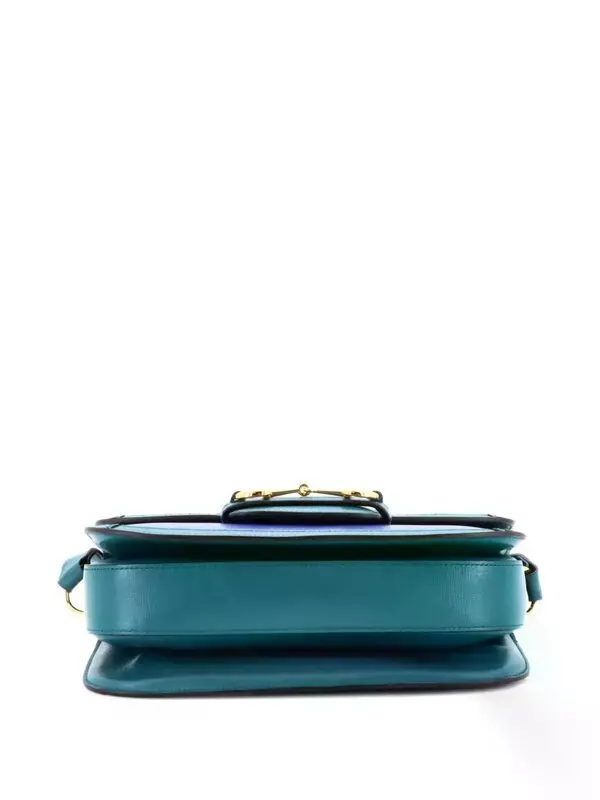 Gucci Horsebit 1955 Small Shoulder Bag - Blue