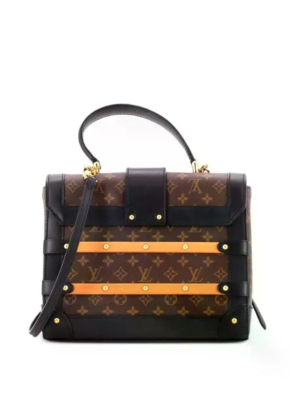 LOUIS VUITTON Trianon Handbag Monogram Canvas Pm - Brown