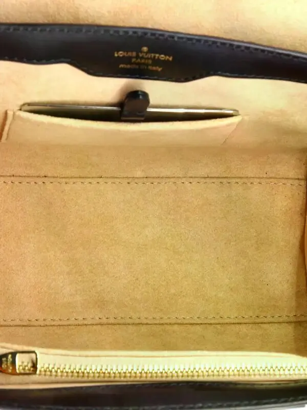 LOUIS VUITTON Trianon Handbag Monogram Canvas Pm - Brown
