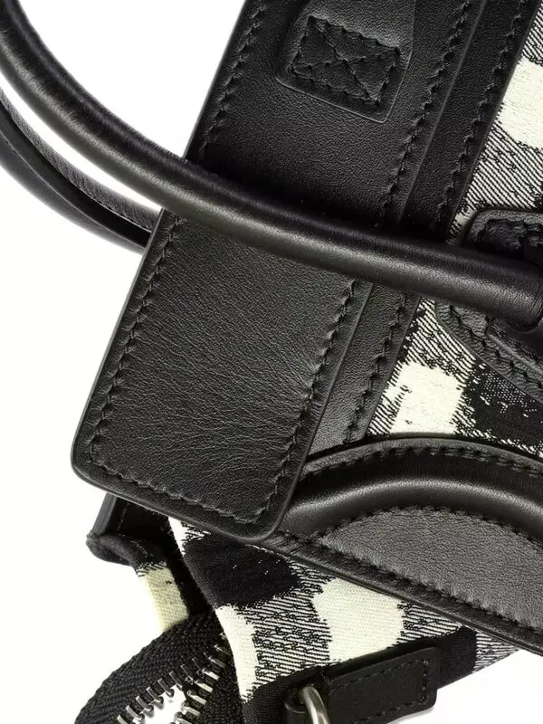 Celine Luggage Tweed Nano Tote Bag