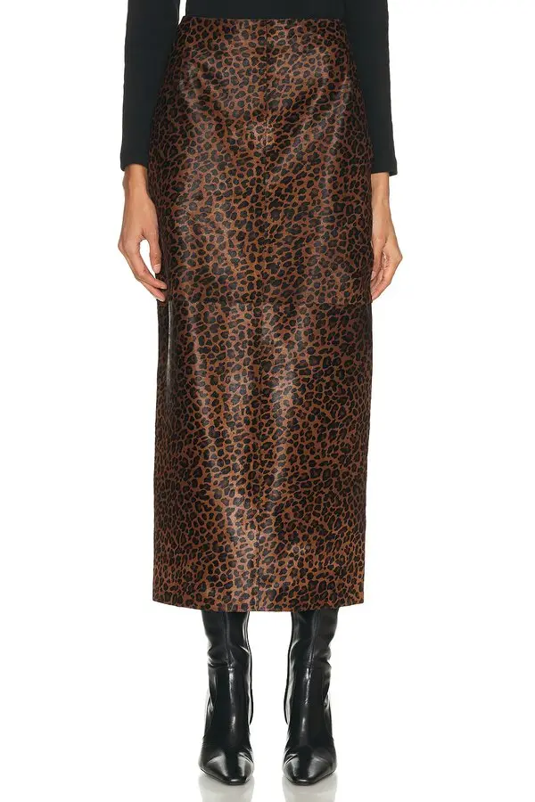 Nour Hammour For Elisse Ponyhair Skirt