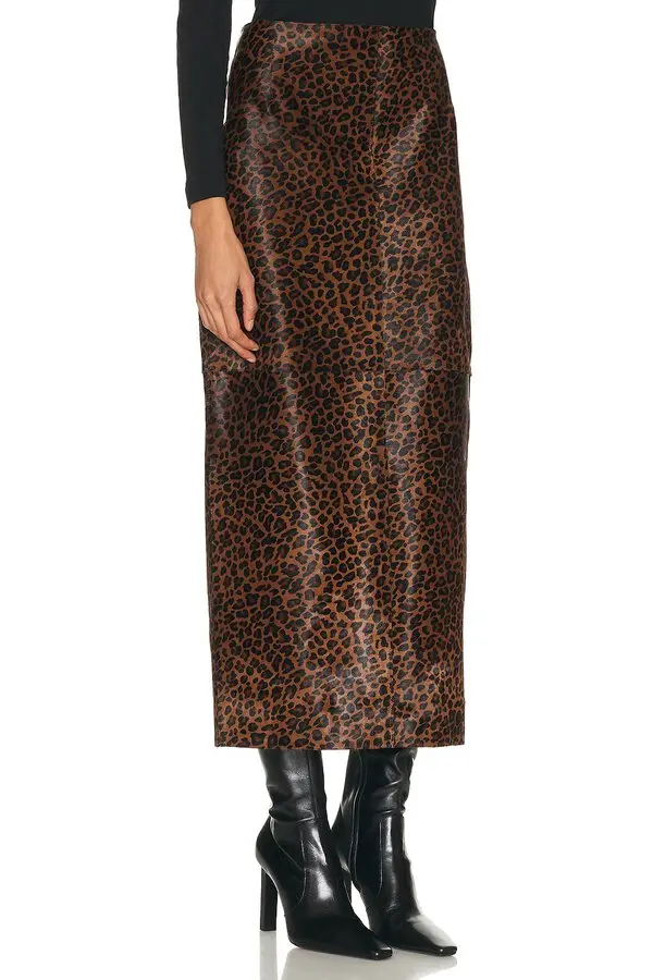 Nour Hammour For Elisse Ponyhair Skirt