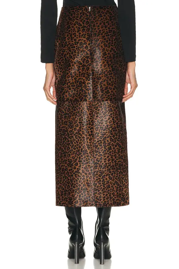 Nour Hammour For Elisse Ponyhair Skirt