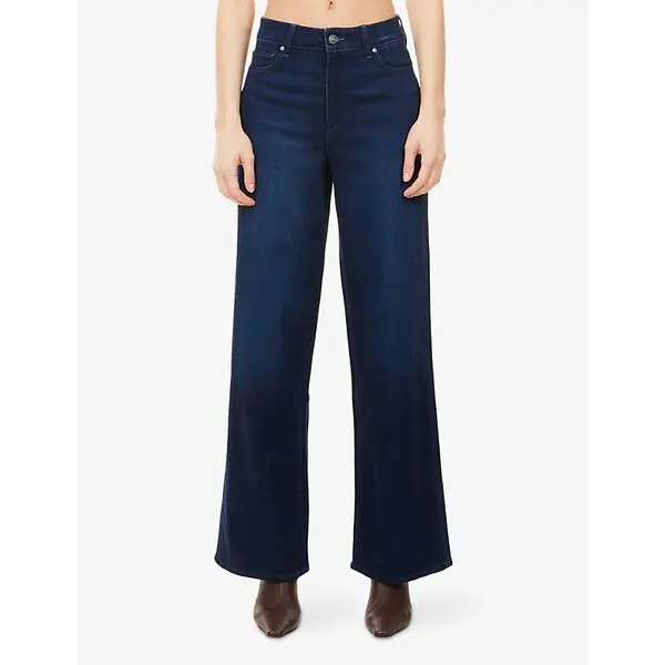 Paige Anessa 33' Wide-leg Stretch-denim Jeans - Elevated
