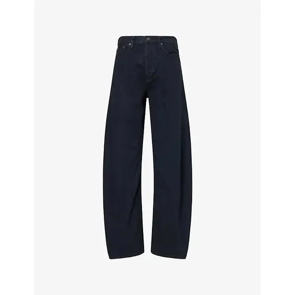 AGOLDE Luna Pieced Barrel-leg Denim Jeans - Illusion