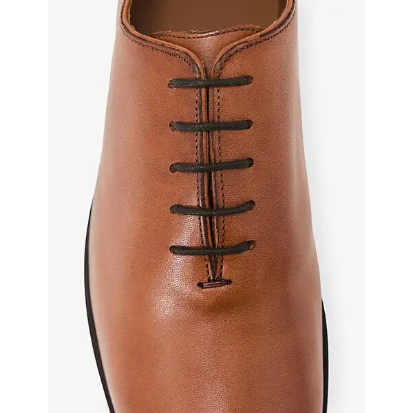 REISS Lace-up Leather Formal Shoes - Light Tan