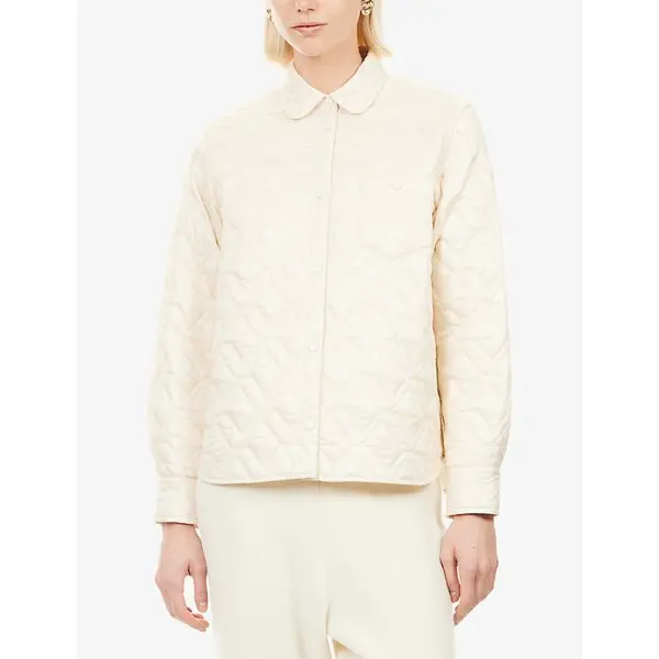 Moncler Brand-patch Quilted Shirt