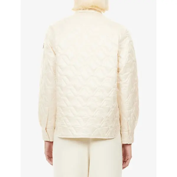 Moncler Brand-patch Quilted Shirt