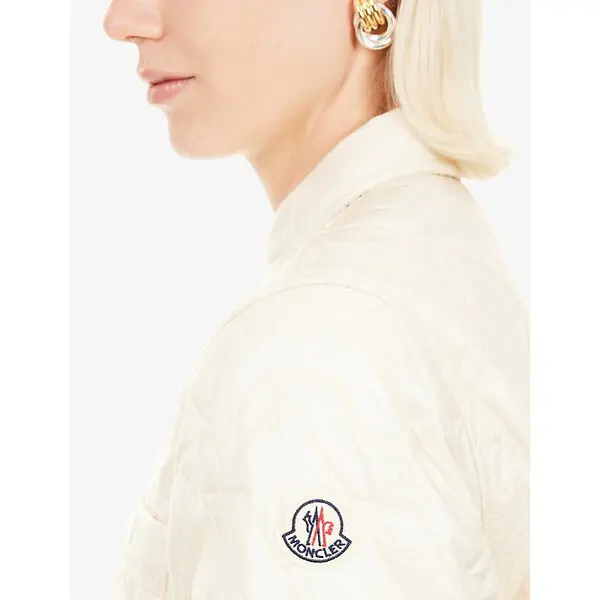 Moncler Brand-patch Quilted Shirt