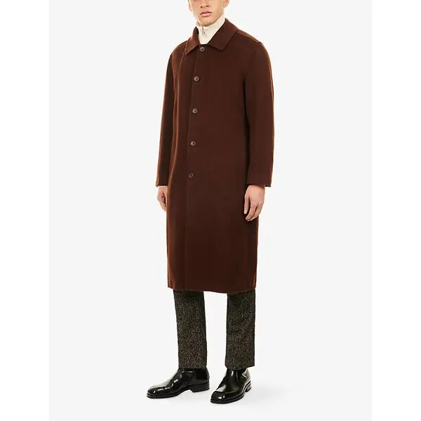 PERCIVAL Wool Coat With Spread Collar