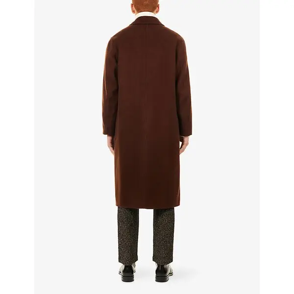 PERCIVAL Wool Coat With Spread Collar