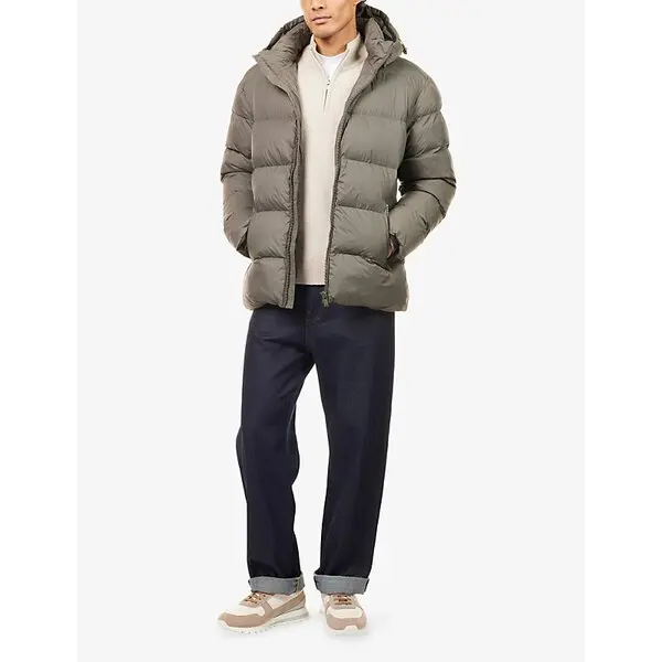 ARNE Hooded Shell-padded Puffer Jacket - Olive