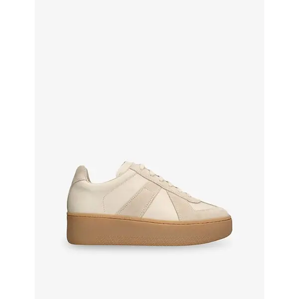 MAISON MARGIELA Chunky Replica Leather Trainers - Beige