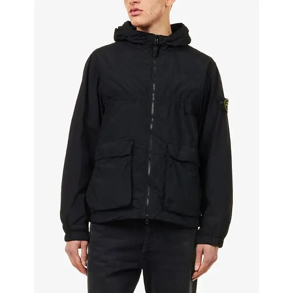 Stone Island Smerigliato Hooded Nylon Jacket