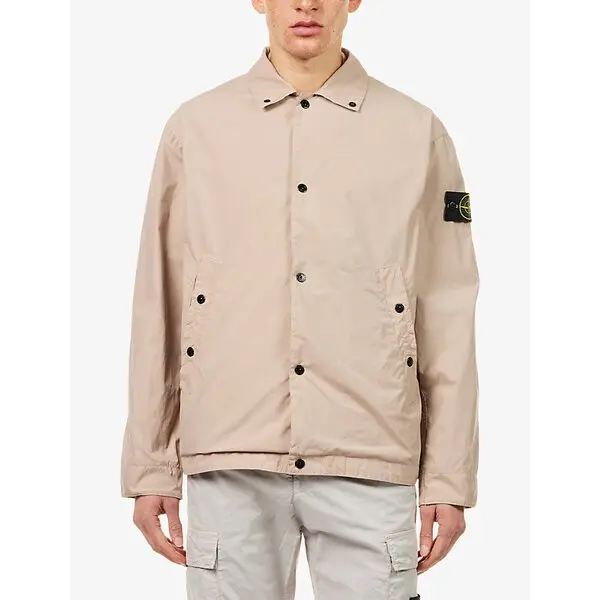 Stone Island Compact Long-sleeve Nylon Jacket
