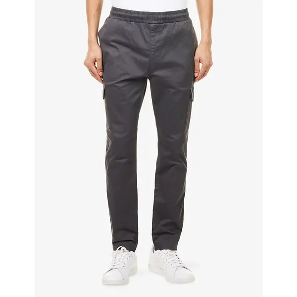 ARNE Tapered-leg Patch-pocket Cotton Cargo Trousers