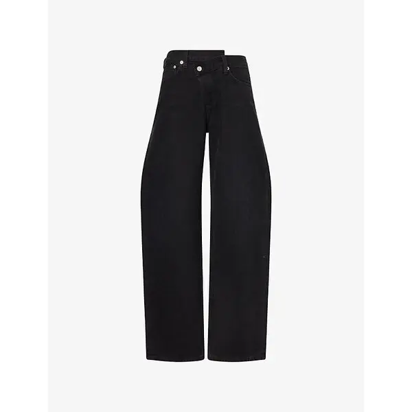 AGOLDE Arc Criss Cross Wide-leg Denim Jeans
