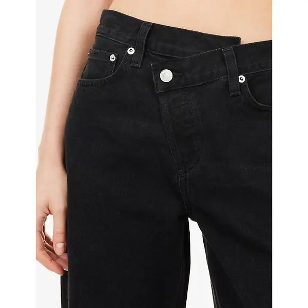 AGOLDE Arc Criss Cross Wide-leg Denim Jeans