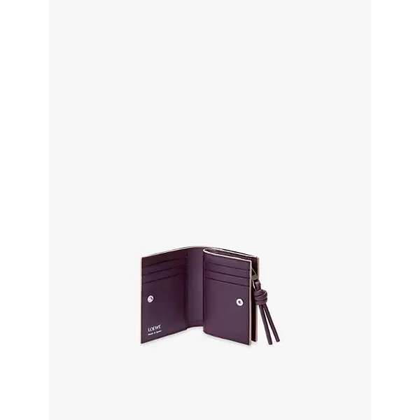 Loewe Knot Compact Leather Wallet