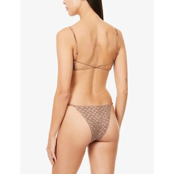 Missoni Metallic-knit Bikini Set