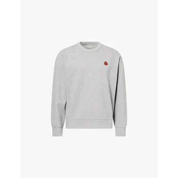 Moncler Cotton-blend Sweatshirt With Embossed Patch