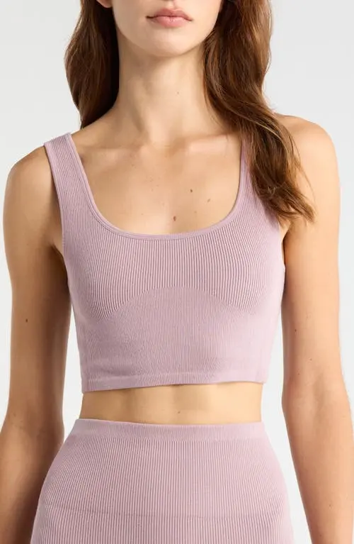 Lunya Seamless Flow Square Neck Bralette - Frosted Crocus