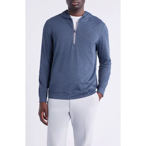 Johnnie-o Bixler Hooded Quarter Zip Pullover