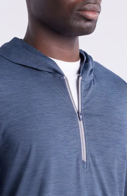 Johnnie-o Bixler Hooded Quarter Zip Pullover