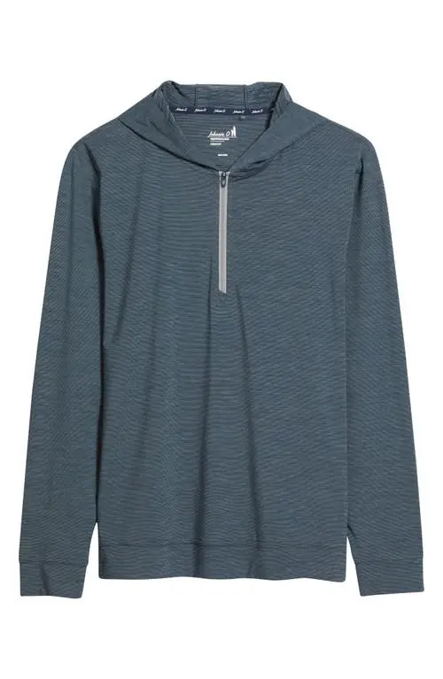 Johnnie-o Bixler Hooded Quarter Zip Pullover