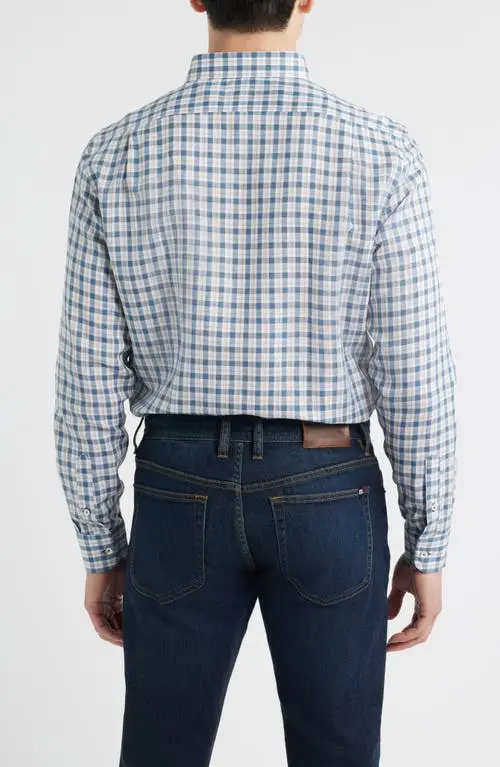 Johnnie-o Tad Plaid Linen Blend Button-up Shirt