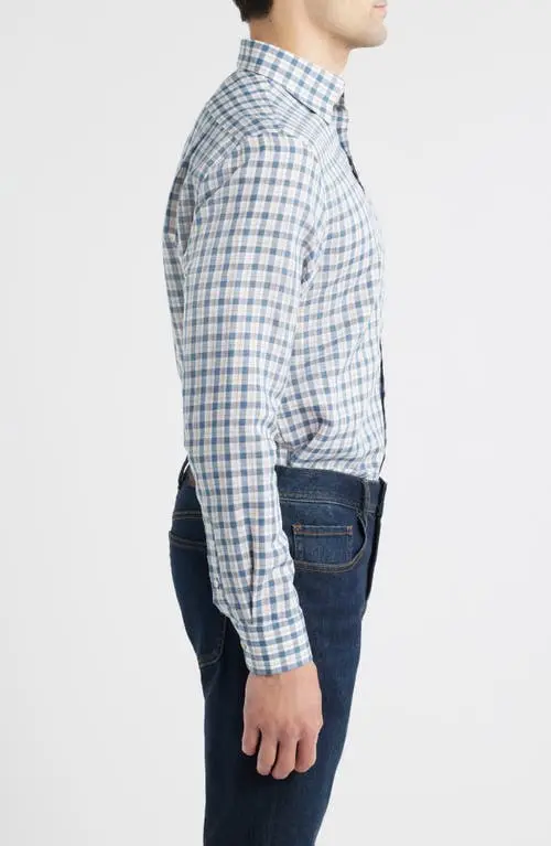 Johnnie-o Tad Plaid Linen Blend Button-up Shirt