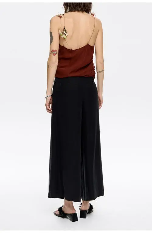 Bimba Y Lola Flared Ankle-length Trousers