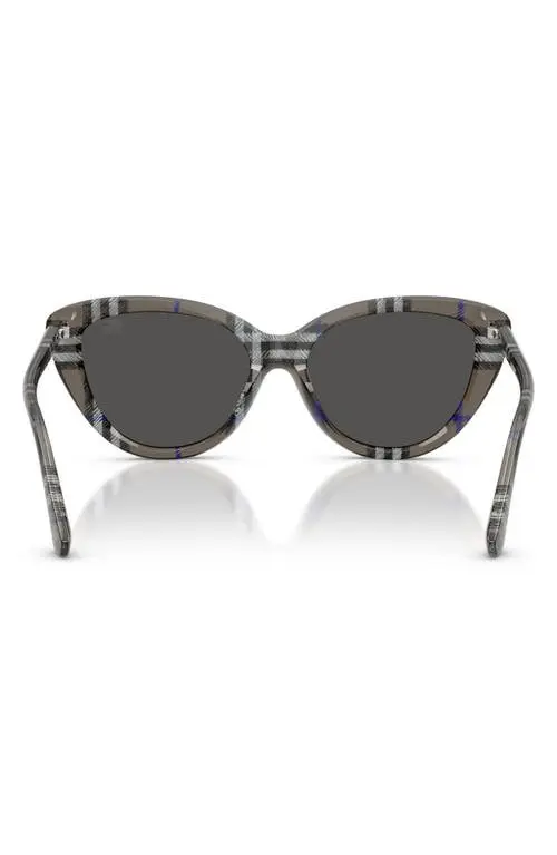 Burberry 55mm Cat Eye Sunglasses - Dark Grey