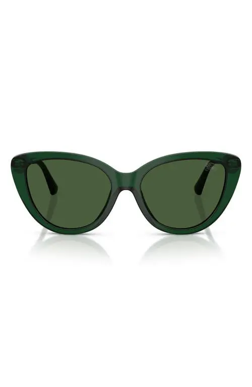 Burberry 55mm Cat Eye Sunglasses - Green