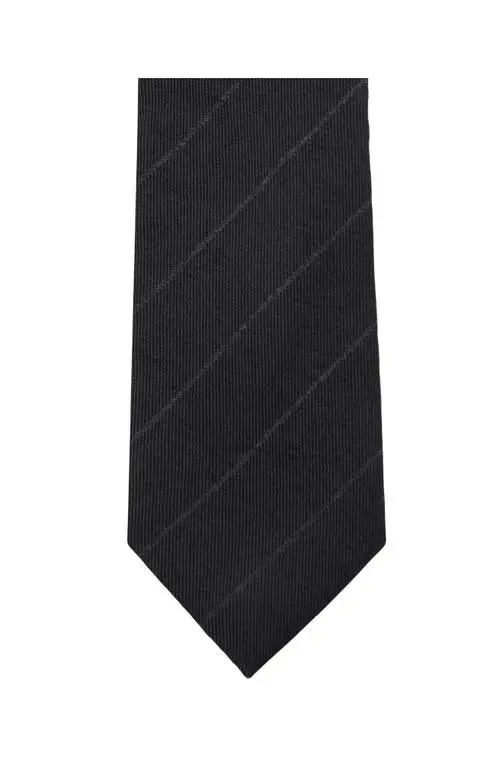 Mango Stripe Wool Blend Tie