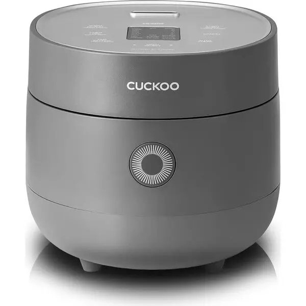 CUCKOO 6-cup Micom Rice Cooker With Nonstick Inner Pot - Grey