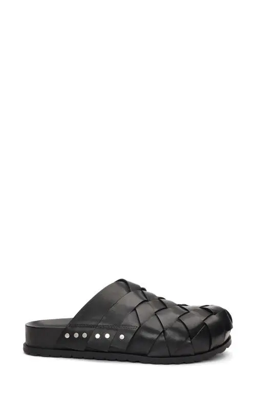 Ash Tor Woven Clog - Black